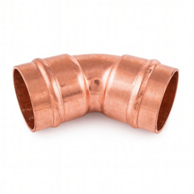 Westco 54mm Copper 45 degrees Solder Ring Elbow SR21 - End Feed C x C ...