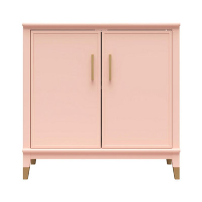 Westerleigh Cabinet with 2 Doors Pale Pink
