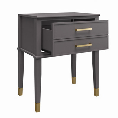 Westerleigh End Table Graphite Grey