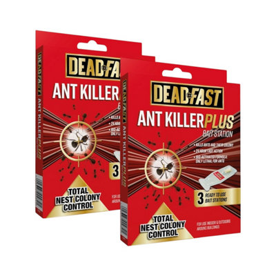 Westland Deadfast Ant Killer Plus Bait Station 3x4g Kills Nest Fast ...