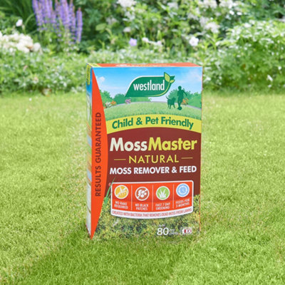 WESTLAND MOSS MASTER NATURAL MOSS REMOVER AND SLOW-RELEASE LAWN FEED ...