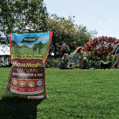 WESTLAND MOSS MASTER NATURAL MOSS REMOVER AND SLOW-RELEASE LAWN FEED ...