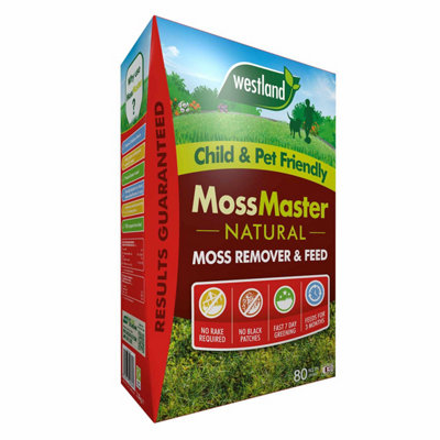WESTLAND MOSS MASTER NATURAL MOSS REMOVER AND SLOW-RELEASE LAWN FEED ...