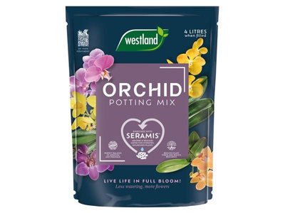 Westland Orchid Potting Mix Compost Indoor Plant 4 Litres & Feed ...