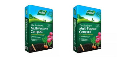 Westland The Gardener's Multi Purpose Compost 50L Pack of 2