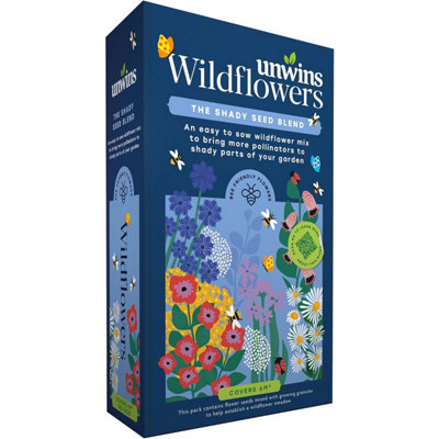 Westland Unwins Shady Wildflower Seed Mix 3.6kg Box