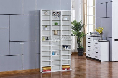 WestWood CD DVD Shelf Storage Video Game Book Tower Stand Display Rack ...