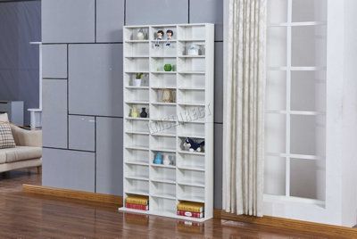 WestWood CD DVD Shelf Storage Video Game Book Tower Stand Display Rack ...