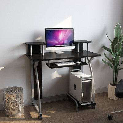 WestWood Computer Desk Office Mobile Study Laptop PC Table Workstation ...