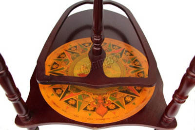 WestWood Globe Shaped Mini Bar Trolley With Table Drinks Cabinet ...