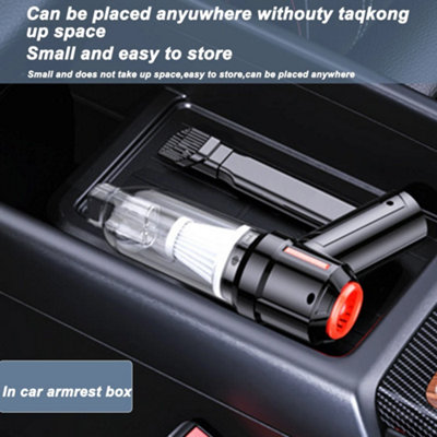 Wet and Dry Cordless Car Vacuum ,Powerful Handheld Cleaner