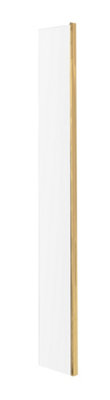 Wetroom 8mm Toughened Safety Glass Return Screen - 215mm x 1850mm ...