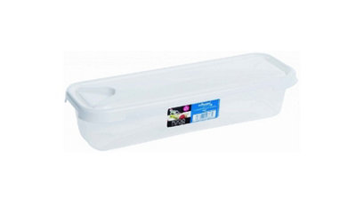 Wham 1.2 litre long rectangular food box, food storage