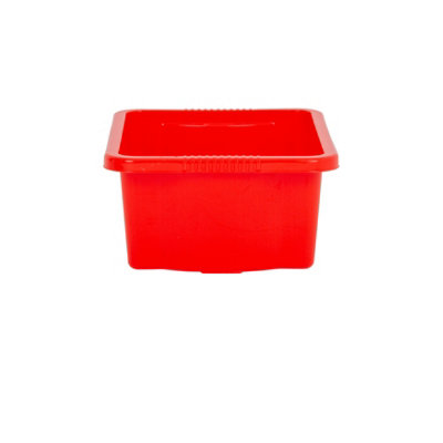 Wham 4x Stack & Store 16L Red Plastic Storage Boxes. Home, Office ...