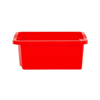 Wham 4x Stack & Store 16L Red Plastic Storage Boxes. Home, Office ...
