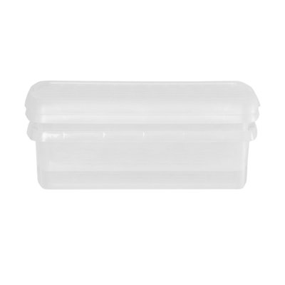Wham Clip 2 x 7L Rectangular Plastic Storage Boxes with Clip Lock Lids ...