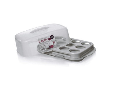 Wham Cupcake Caddy Storage Box Food Tray With Lid Cake Transport Tray ...