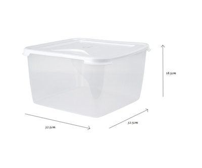 Wham Food Storage Container 15L Box Large Food Preserve Cake Tub 32.5cm ...