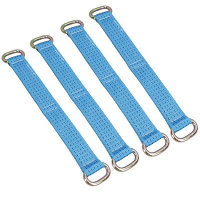 Wheel Bridging / Link / Strap (four) Trailer Tie Down Car Recovery 16 ...