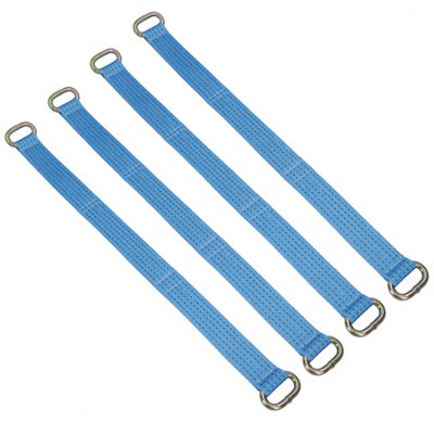 Wheel Bridging / Link / Strap (four) Trailer Tie Down Car Recovery 30 ...