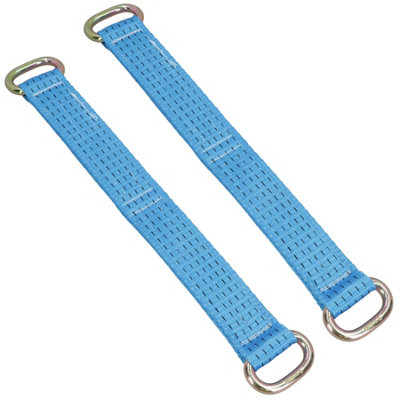 Wheel Bridging / Link / Strap (pair) Trailer Tie Down Car Recovery 16 ...