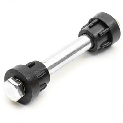 Wheelbarrow axle set 120mm to fit a 25mm (1") bore