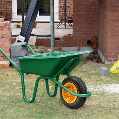 Wheelbarrow Wheel Inner Tube + 16" Barrow Tyre 4.00 - 8 4.80-8 Rubber ...