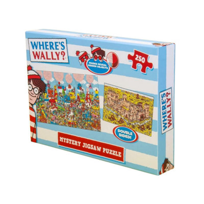 Where's Wally Double Sided Mystery Jigsaw Puzzle 250 Pcs