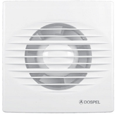 Whisper Bathroom/kitchen extractor fan with pull-cord switch-100mm or ...