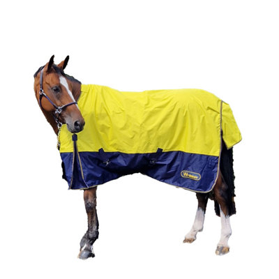 Whitaker Hornsea Horse Combo Neck Turnout Rug Yellow (6 9")