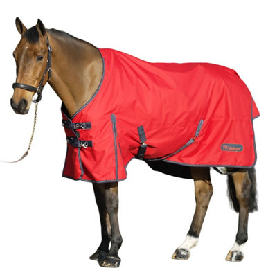 Whitaker Rastrick Standard-Neck Horse Turnout Rug Red (5 9")
