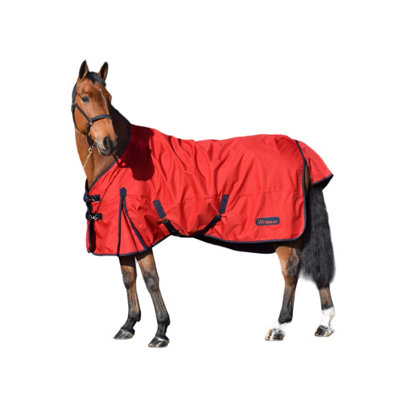 Whitaker Rastrick Standard-Neck Horse Turnout Rug Red (7)