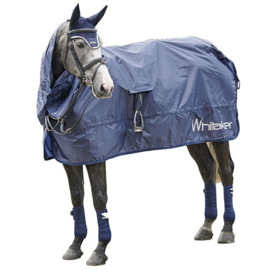 Whitaker Rothwell Roll Up Horse Turnout Rug Navy (XS) | DIY at B&Q