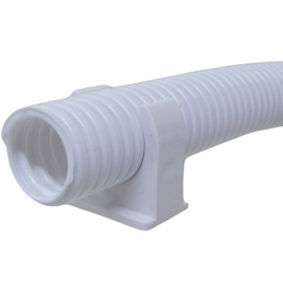 White 20mm Contractor Pack 10m Flexible Conduit Glands Clip Saddles ...