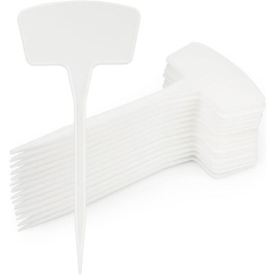 White 30pcs 26 point 5cm Large Plastic Plant Labe Garden Tags Markers ...