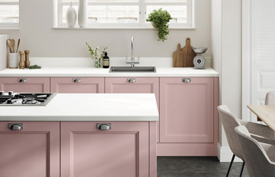 White 38mm Laminate Kitchen Worktop - 3050mm x 600mm