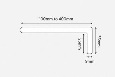 White 3m uPVC Capping Board 400mm Depth 9mm Thick Window Sill Cover 2 Pack