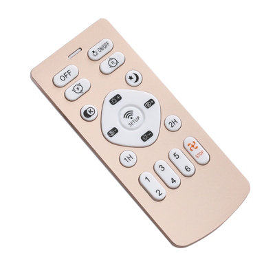 White 5 Blades Acrylic LED Dimmable Ceiling Fan Light Adjustable Speed ...