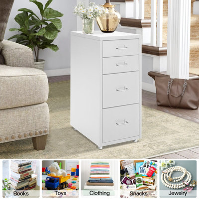 White wood filing cabinet store