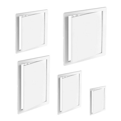 White Access Panel, 100 mm x 200 mm Revision Door, Gas Water ...