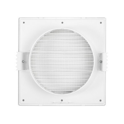 White Air Vent Grille/duct covers with Fly Screen / Anti-Insect Mesh,no ...