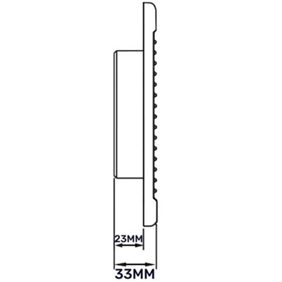 White Air Vent Grille/duct covers with Fly Screen / Anti-Insect Mesh,no ...