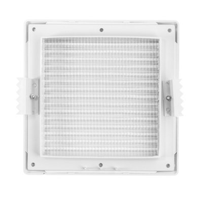 White Air Vent Grille/duct covers with Fly Screen / Anti-Insect Mesh,no ...