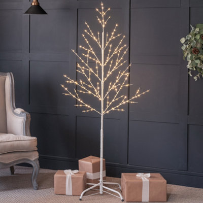 White Birch Twig Tree Micro LED Christmas Decoration Indoor Outdoor ...