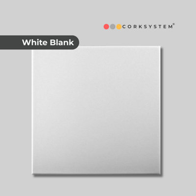 White Blank: Decorative Ceiling and Wall Panels 2m2 (21.52 sqft) - 8 Panels