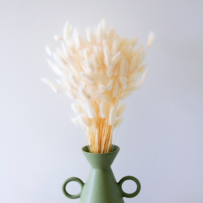 White Bleached Bunny Tails Bunch - Over 200 Stems - 70cm Lagurus Dried ...