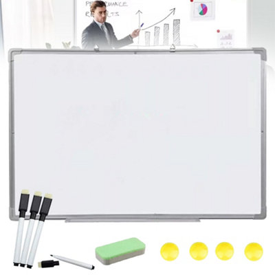 White Board Dry Wipe Notice Office School Home Magnetic Whiteboard