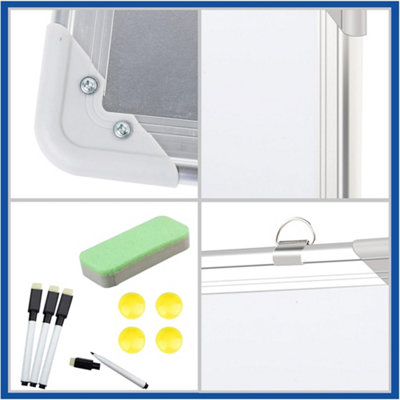 WHITE BOARD DRY WIPE NOTICE OFFICE SCHOOL HOME MAGNETIC WHITEBOARD