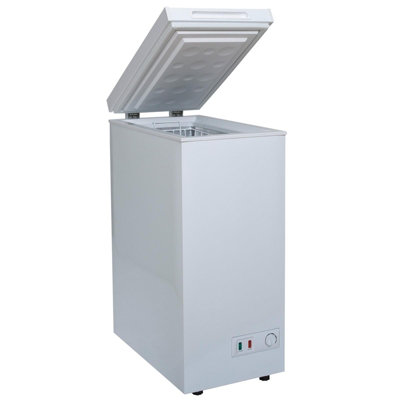 White Chest Freezer, 66L Capacity - SIA CHF6OW