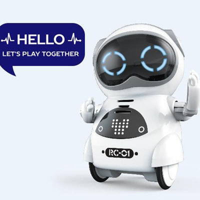 White Children Intelligent Mini Multi-Active Robot